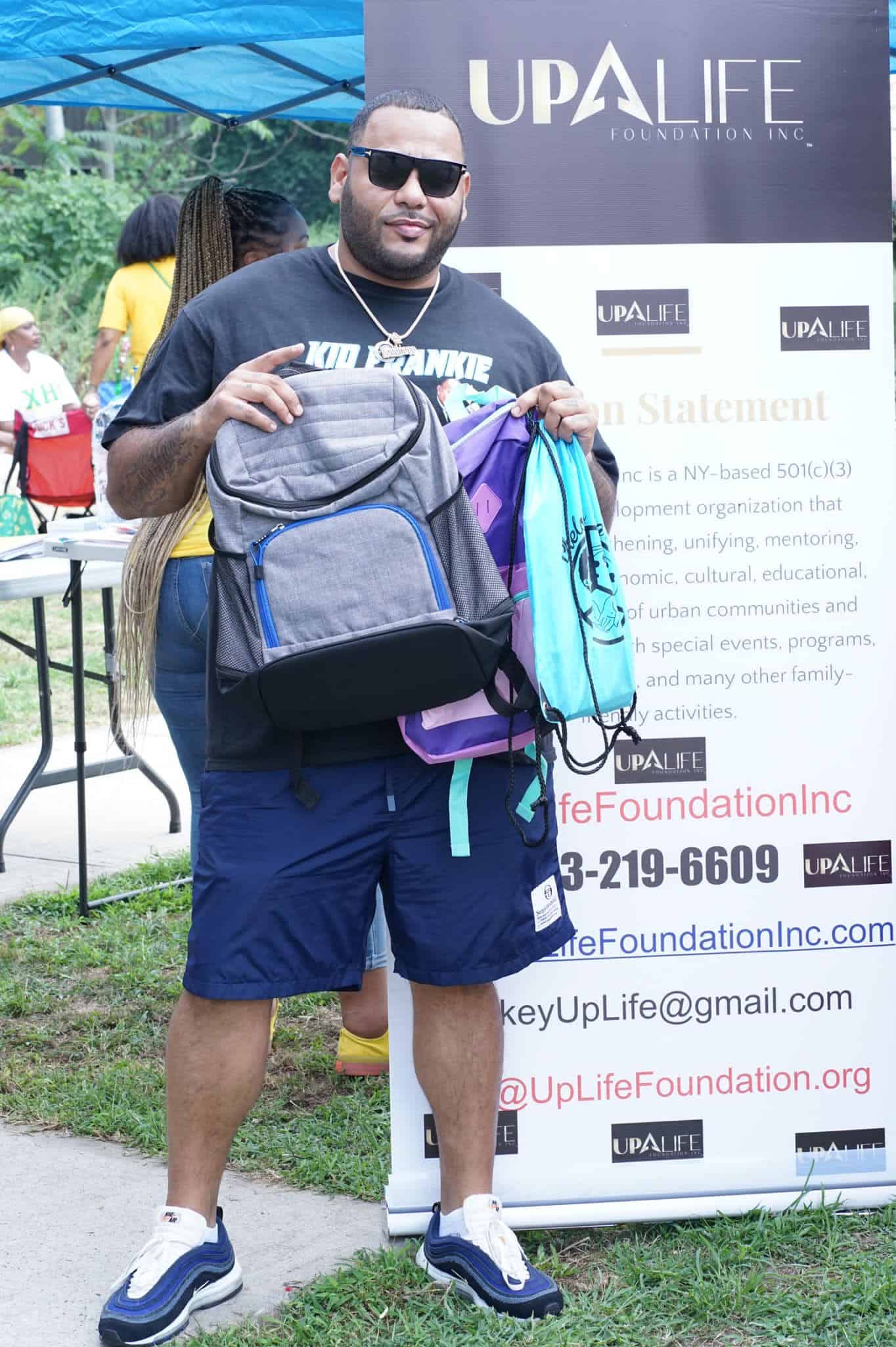 Uplife Foundation Hosts 4th Annual Backpack Giveaway & BBQ | Yonkers Times