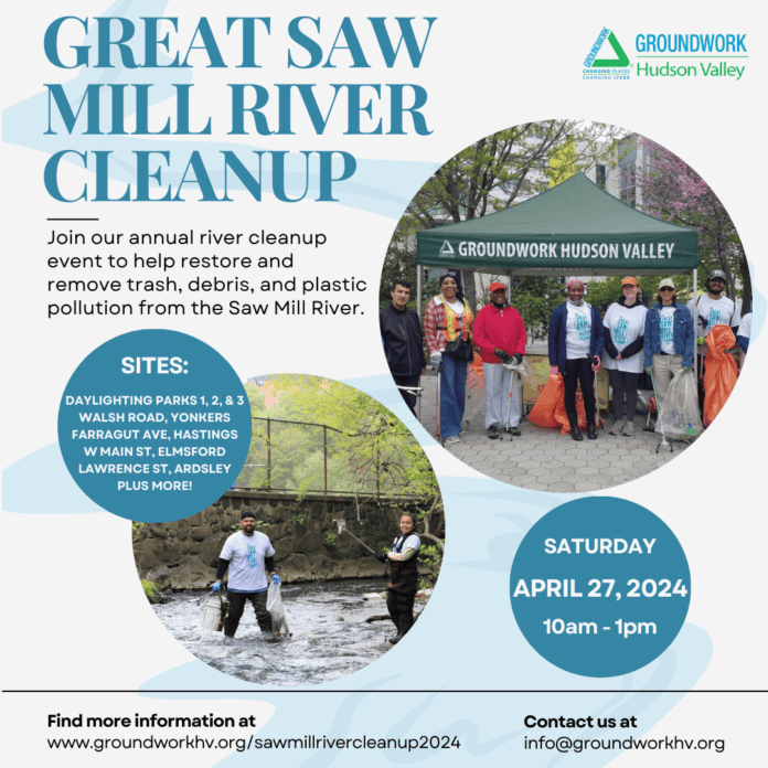 Join in the Great Saw Mill River Cleanup April 27 | Yonkers Times
