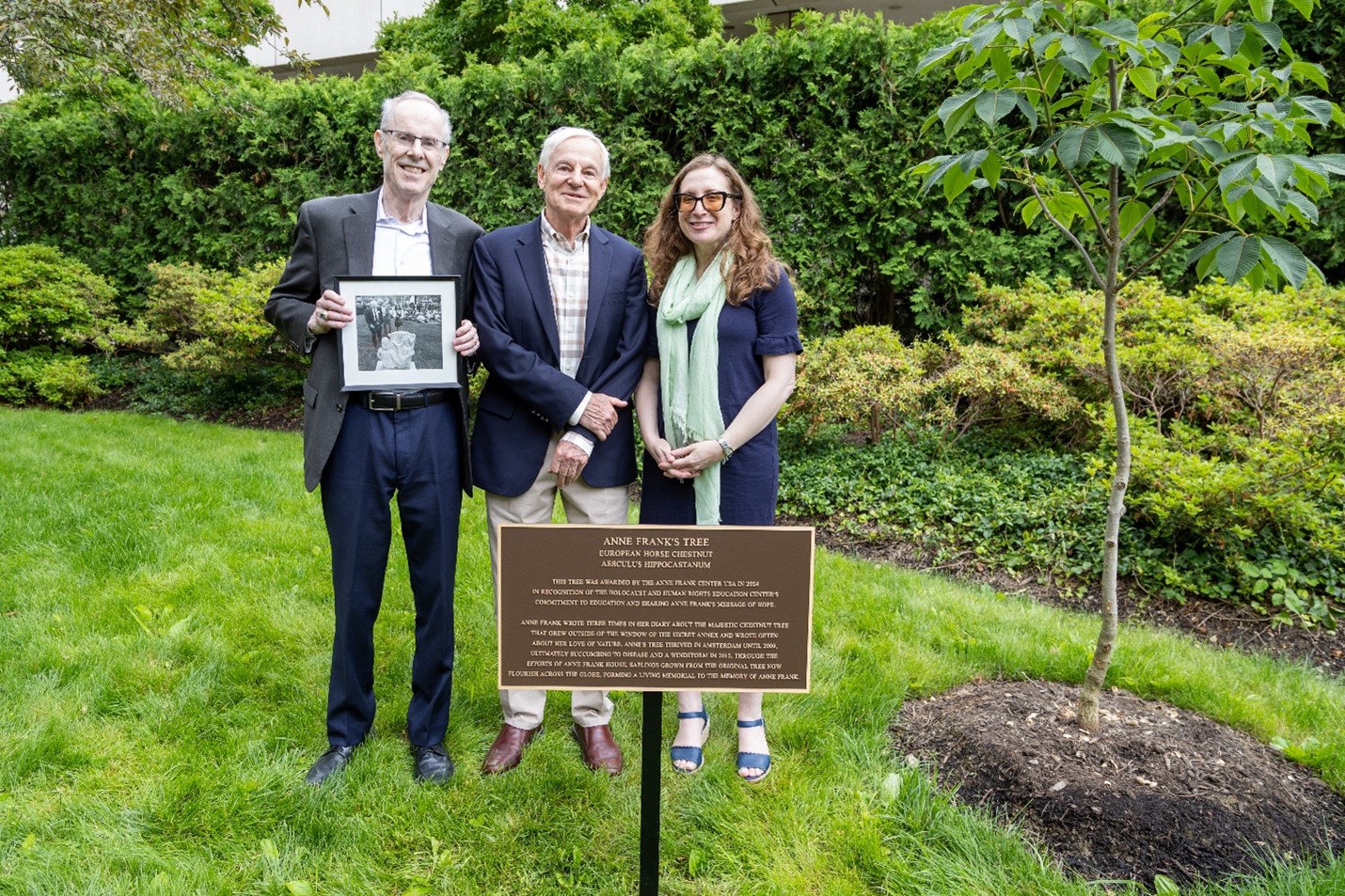 Holocaust and Human Rights Education Center Dedicates Anne Frank Tree ...