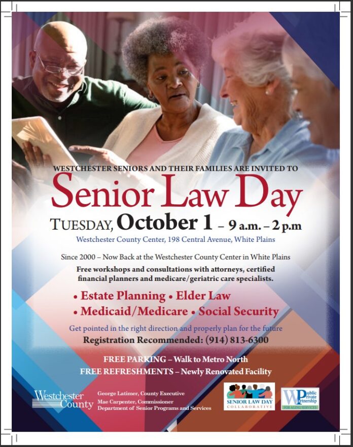 WESTCHESTER COUNTY EXECUTIVE GEORGE LATIMER ANNOUNCES SENIOR LAW DAY ...