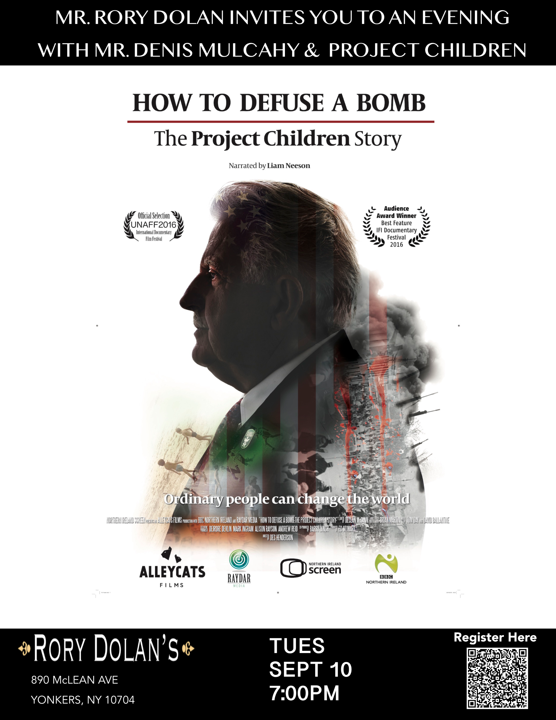 Rory Dolan’s to Host Screening of How to Difuse a Bomb, September 10 ...