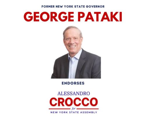 FORMER NEW YORK GOVERNOR GEORGE E. PATAKI ENDORSES ALESSANDRO CROCCO ...