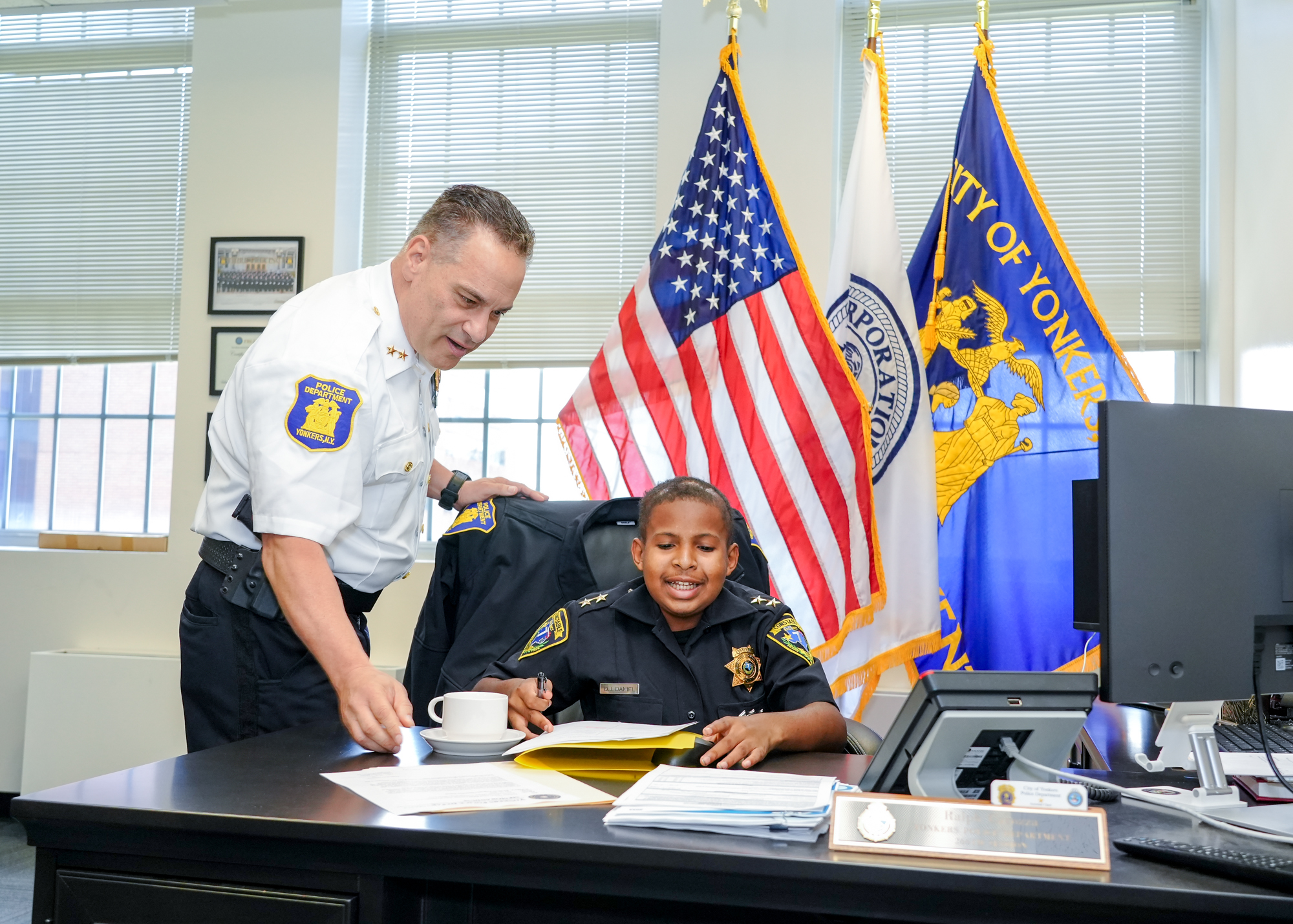 DJ Daniel Sworn in as Honorary YPD Officer | Yonkers Times