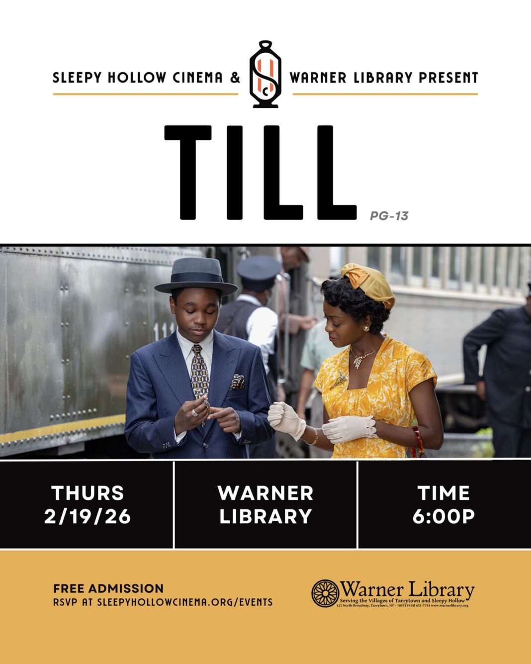 Free Movie -Till-at Warner Library Feb. 19 | Yonkers Times