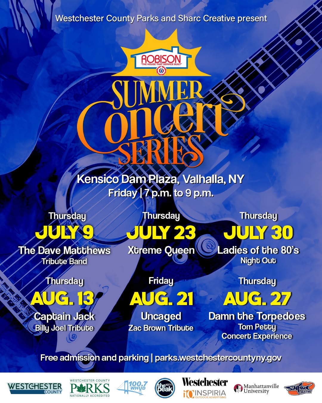 Robison & Westchester County Present Summer Concert Series | Yonkers Times